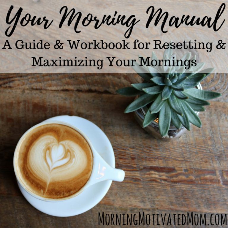 Your Morning Manual: A Guide & Workbook for Resetting & Maximizing Your ...